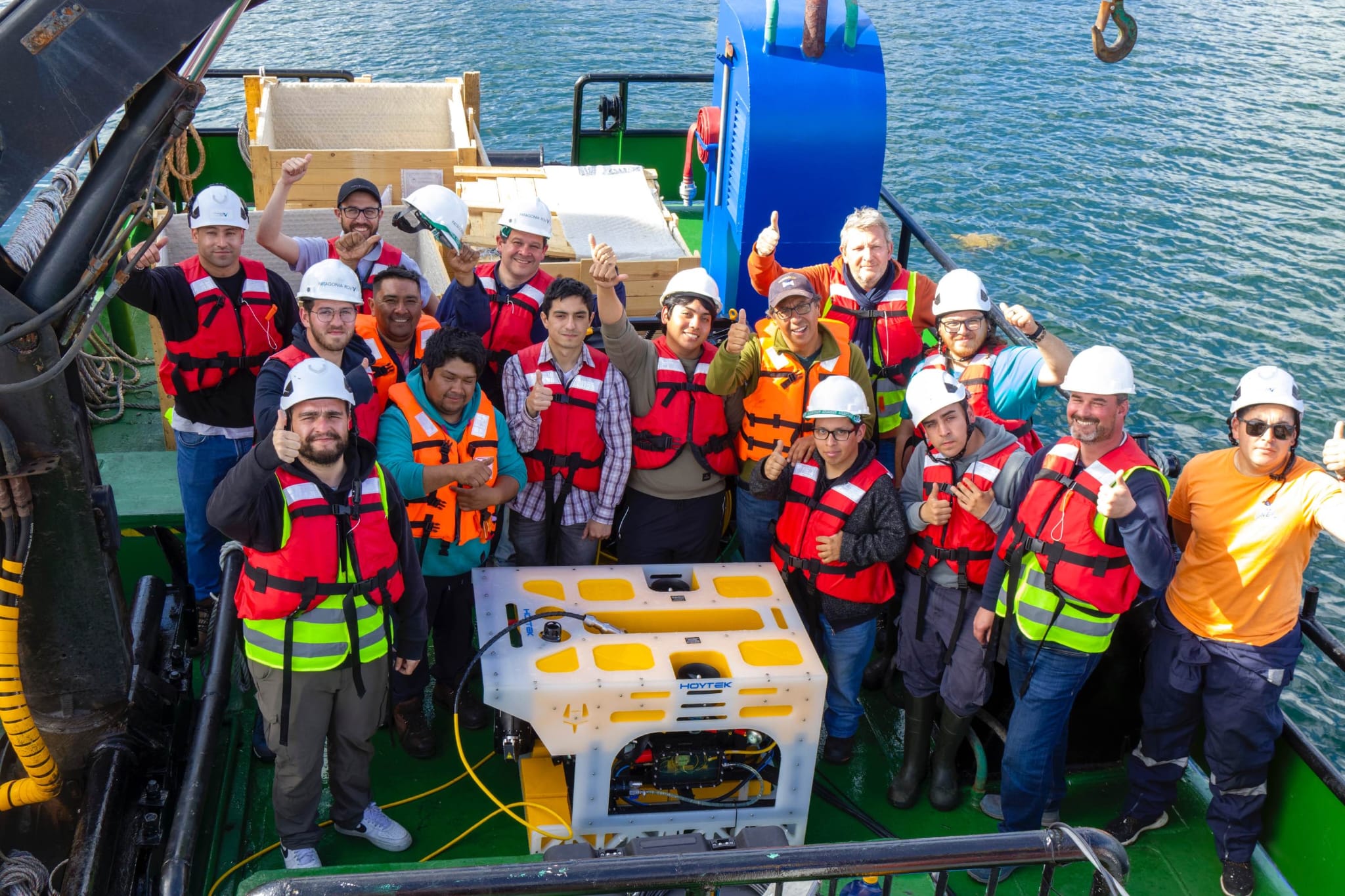 Our team is in Chile for a 5-day training session with Patagonia ROV ...